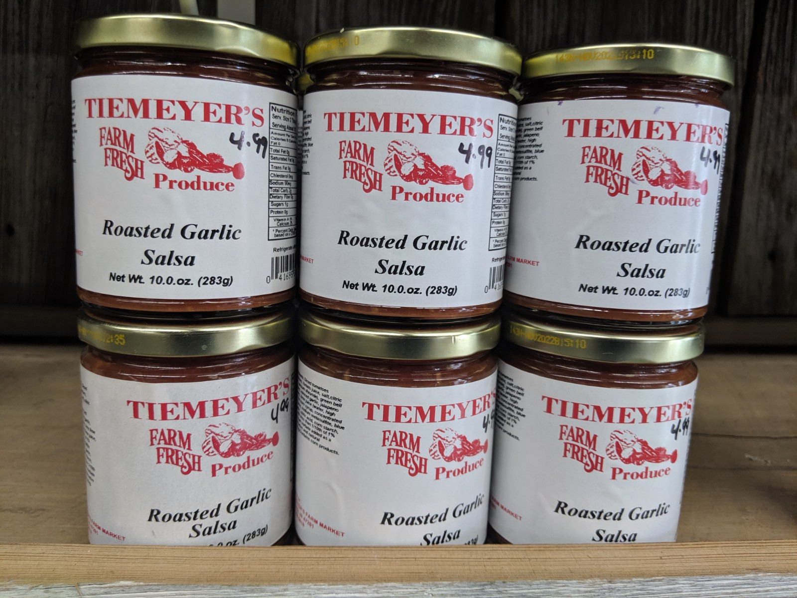 Roasted Garlic Salsa 10oz jar – Tiemeyers Market